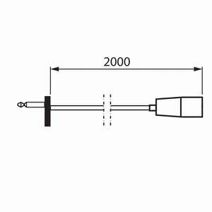Wire Push Button with 6,3mm Jack Plug | ABB Oy, Wiring accessories