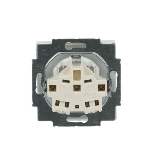 Socket outlet schuko, 16A/250V, 1-gang, white matt | ABB Oy, Wiring ...