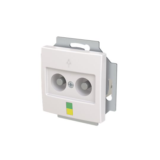 Socket insert Equipotential compensation Socket outlet 2-position white ...