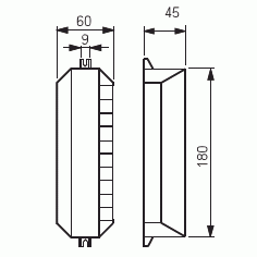 Protective cover for potential equalizer bars | ABB Oy, Wiring accessories