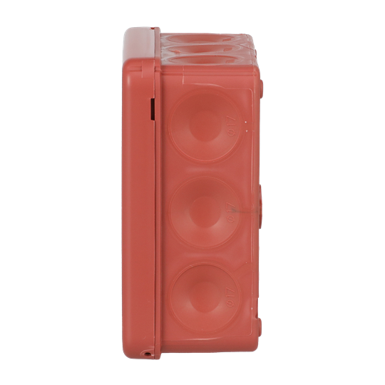 Surface-mounted junction box, IP65, 86 x 86 mm, red | ABB Oy, Wiring ...