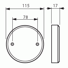 Conversion cover, IP20 | ABB Oy, Wiring accessories