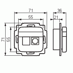 Table Panel Terminal | ABB Oy, Wiring accessories