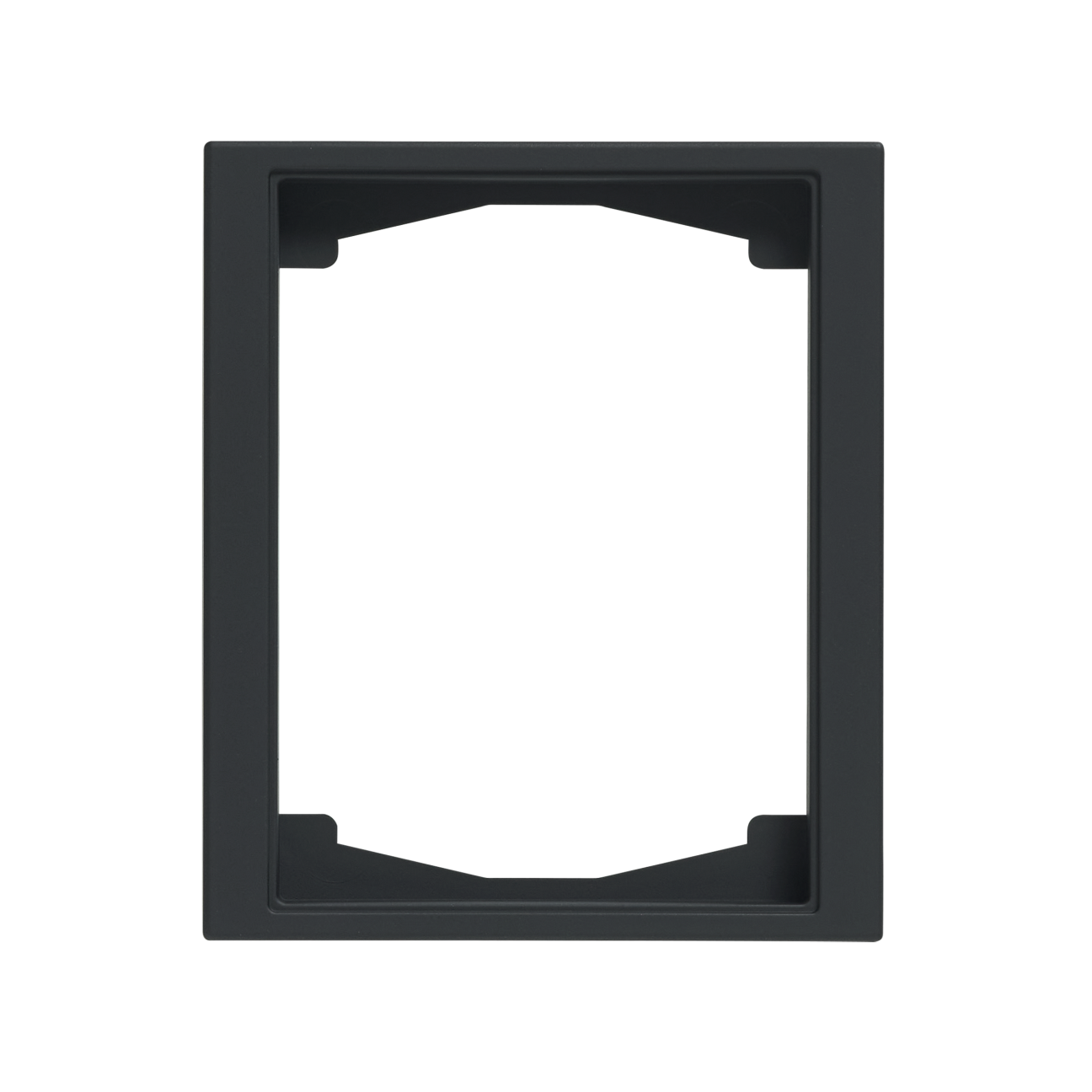 Cover frame, Impressivo, 100mm, 1-gang, black matt | ABB Oy, Wiring ...