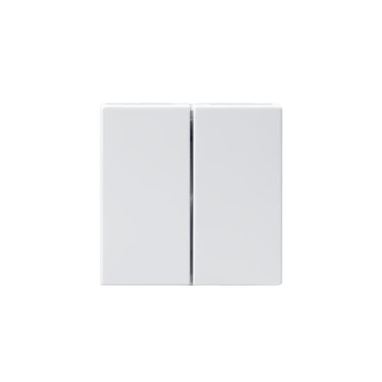 Switch rocker, Impressivo, 2-gang, white | ABB Oy, Wiring accessories
