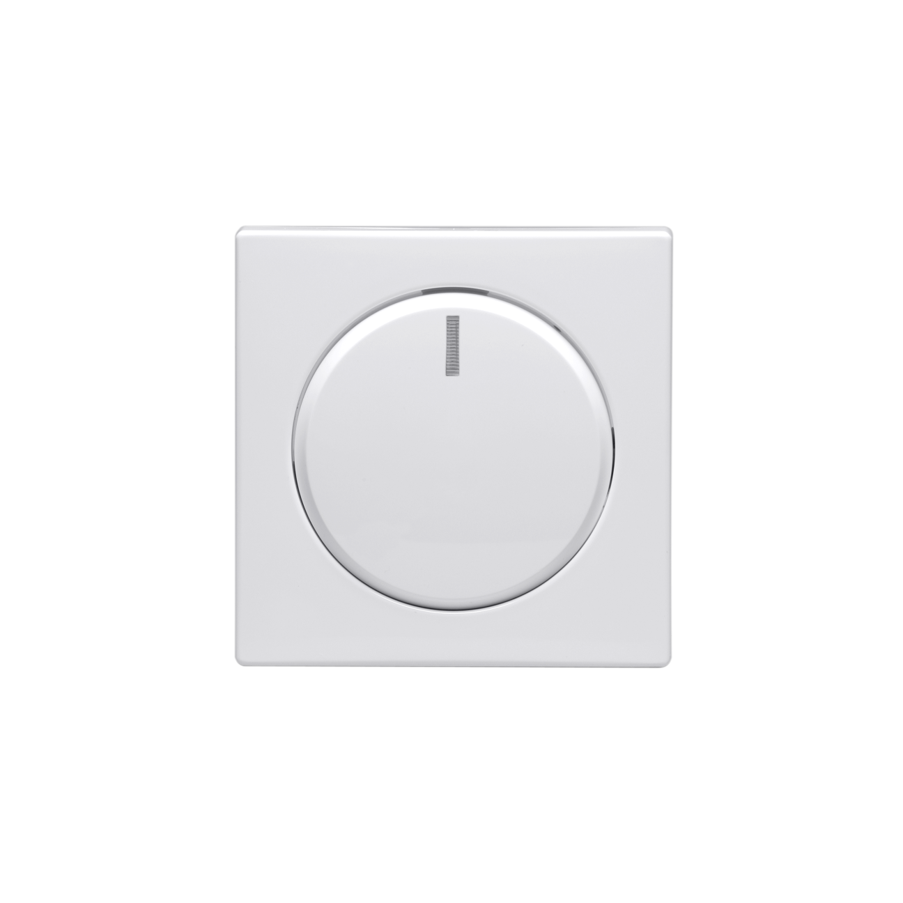 Dimmer centre plate, Impressivo, white, with neon lamp | ABB Oy, Wiring ...