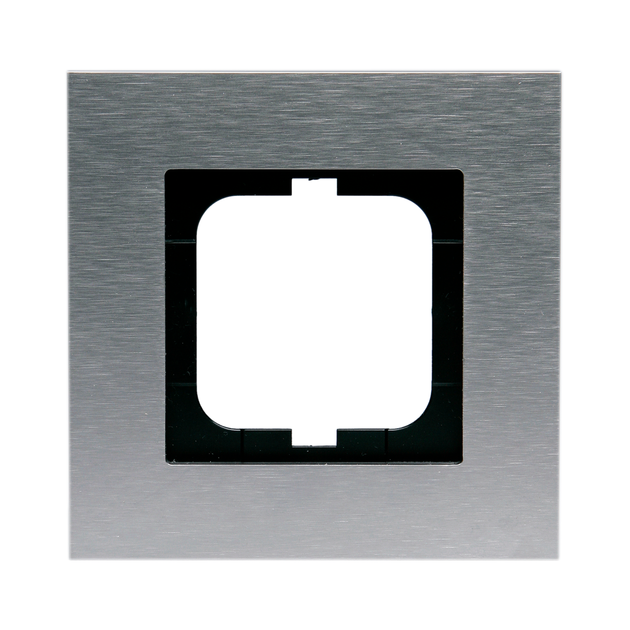 Cover frame, Carat, 1-gang, Steel | ABB Oy, Wiring accessories