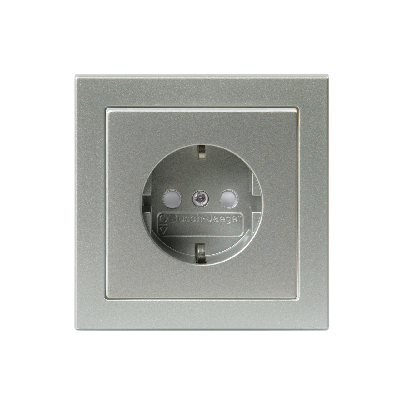 Socket outlet, Impressivo, Schuko, 1-gang, shuttered, screwless ...