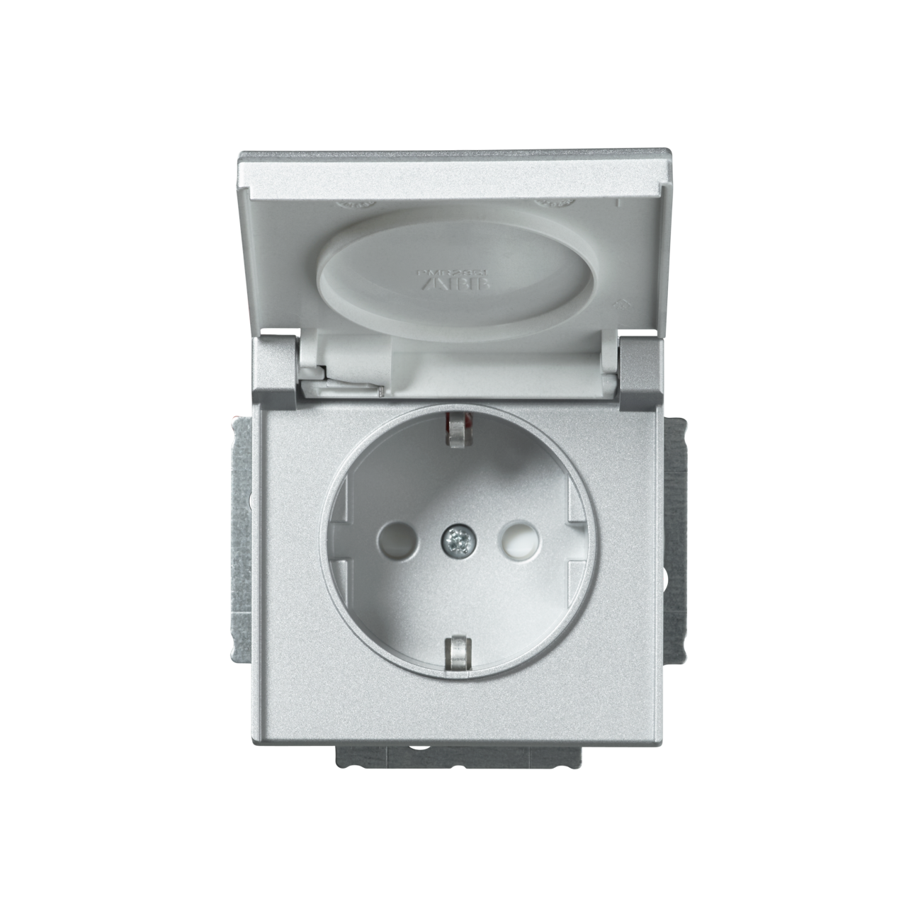 Socket outlet, Impressivo, Schuko, 1-gang, screwless terminals ...