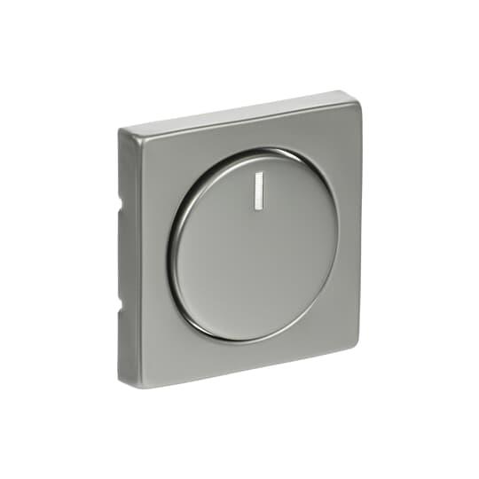 Dimmer centre plate, neon lamp included, steel | ABB Oy, Wiring accessories