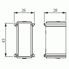 Interconnector c/c 100 mm | ABB Oy, Wiring accessories