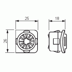 Strain relief inlet for mounting- and junction boxes | ABB Oy, Wiring ...