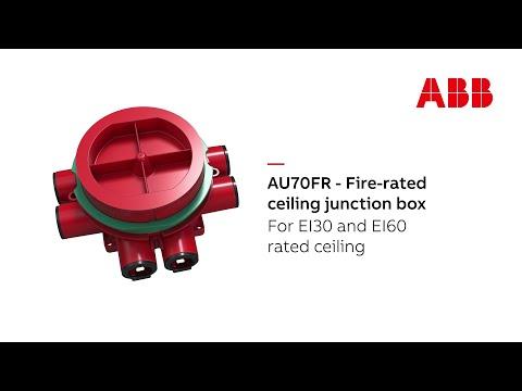 Junction box for EI60 and EI30 fire rated ceilings | ABB Oy, Wiring ...