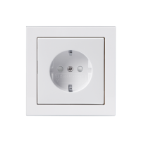 Flush mounting 2-gang Schuko socket outlets IP21 with cover plate | ABB ...