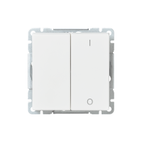 Flush mounting 2-pole + 1-way switch, IP21 | ABB Oy, Wiring accessories
