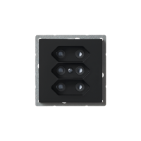 3-gang Euro socket outlets, flush mounting IP21 | ABB Oy, Wiring ...