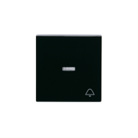 1-gang rockers with transparent lens and ''bell'' symbol, IP21/IP44 ...