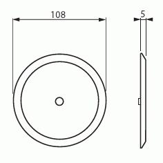 Ceiling rose cover | ABB Oy, Wiring accessories